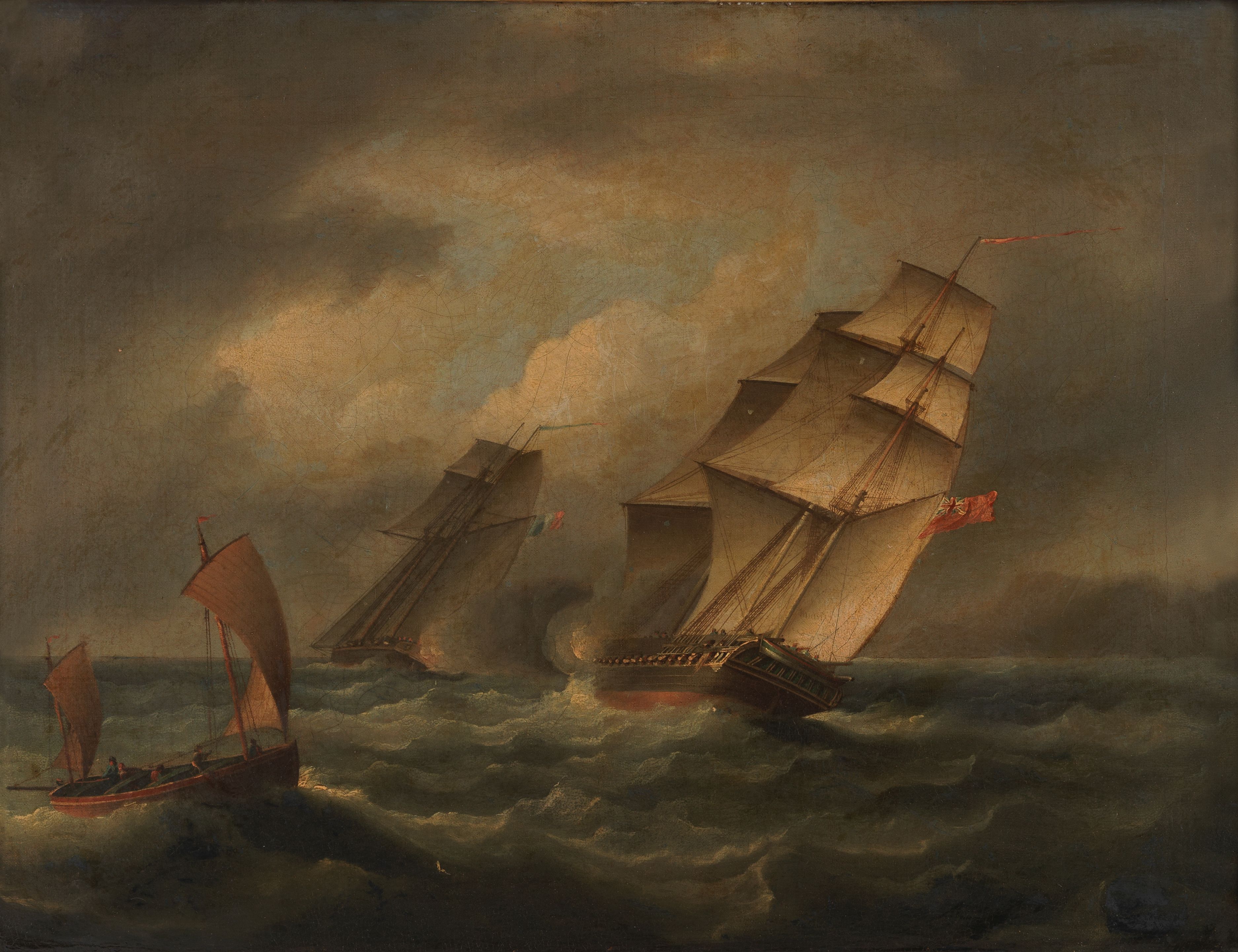 Bonhams : Attributed to Thomas Buttersworth (British, 1768-1828) 'The ...