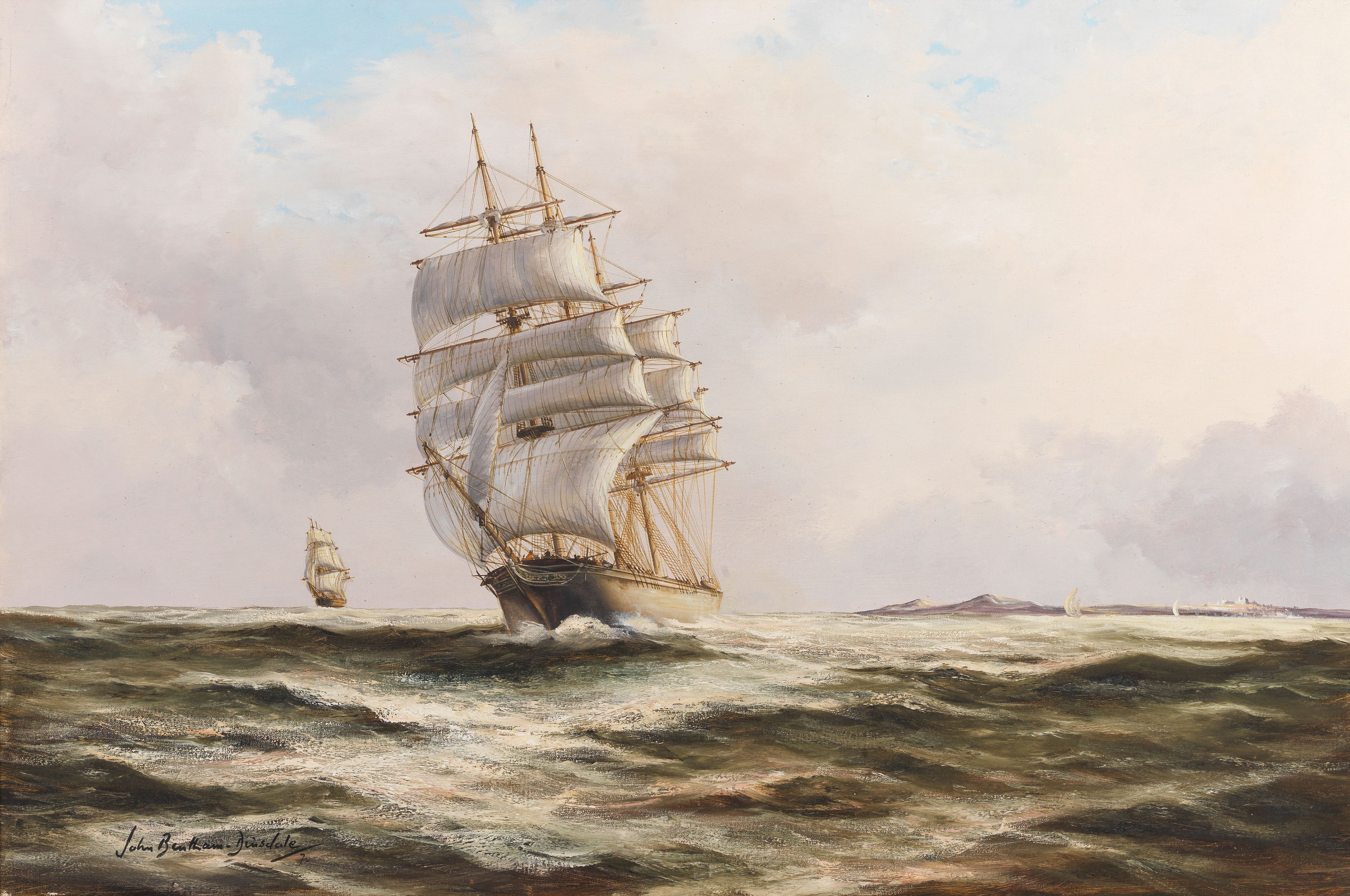 Bonhams : John Bentham-Dinsdale (British, 1927-2008) 'Evening Light ...