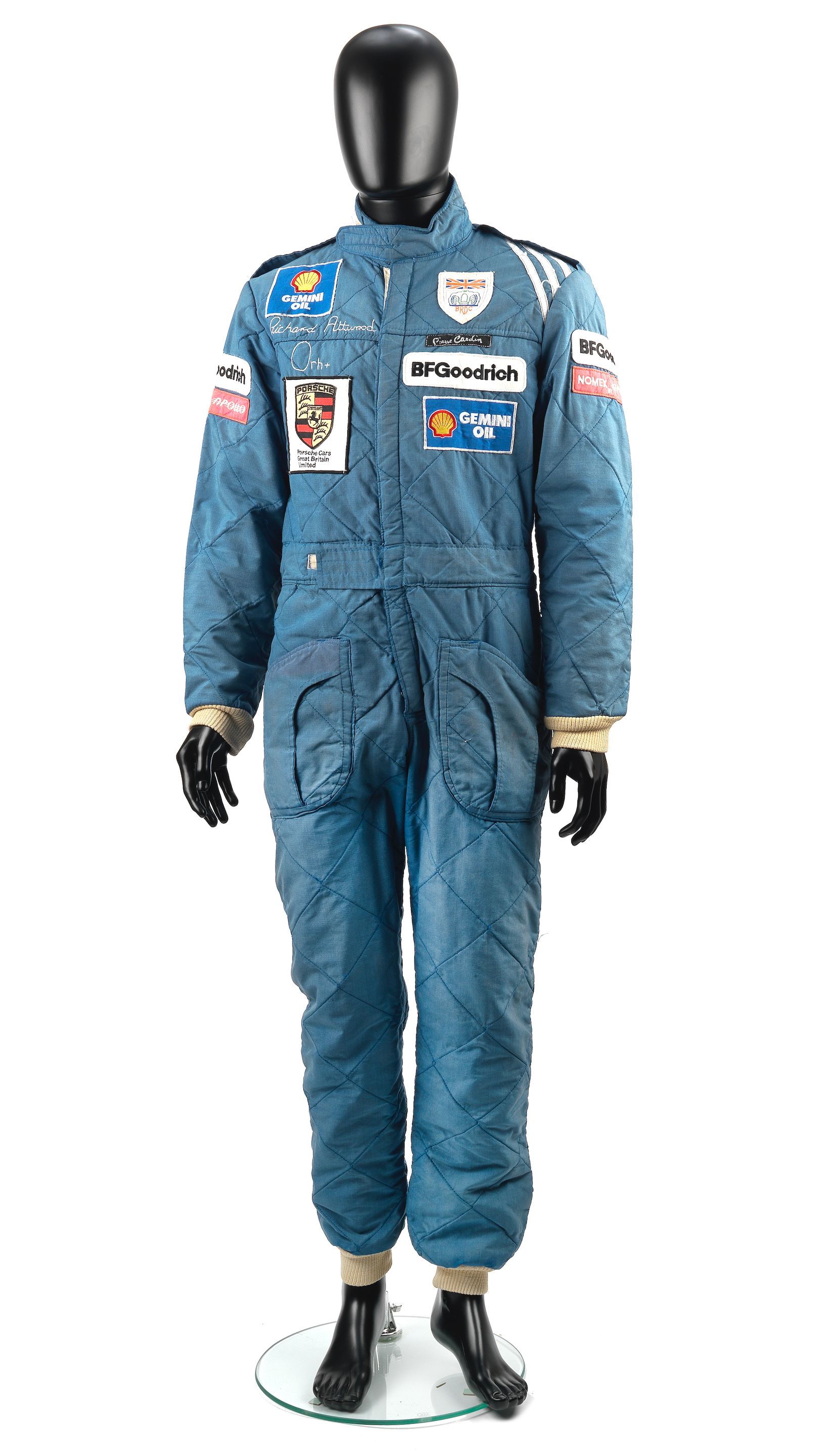 Bonhams Cars : A set of Richard Attwood's Porsche race overalls by Du Pont,