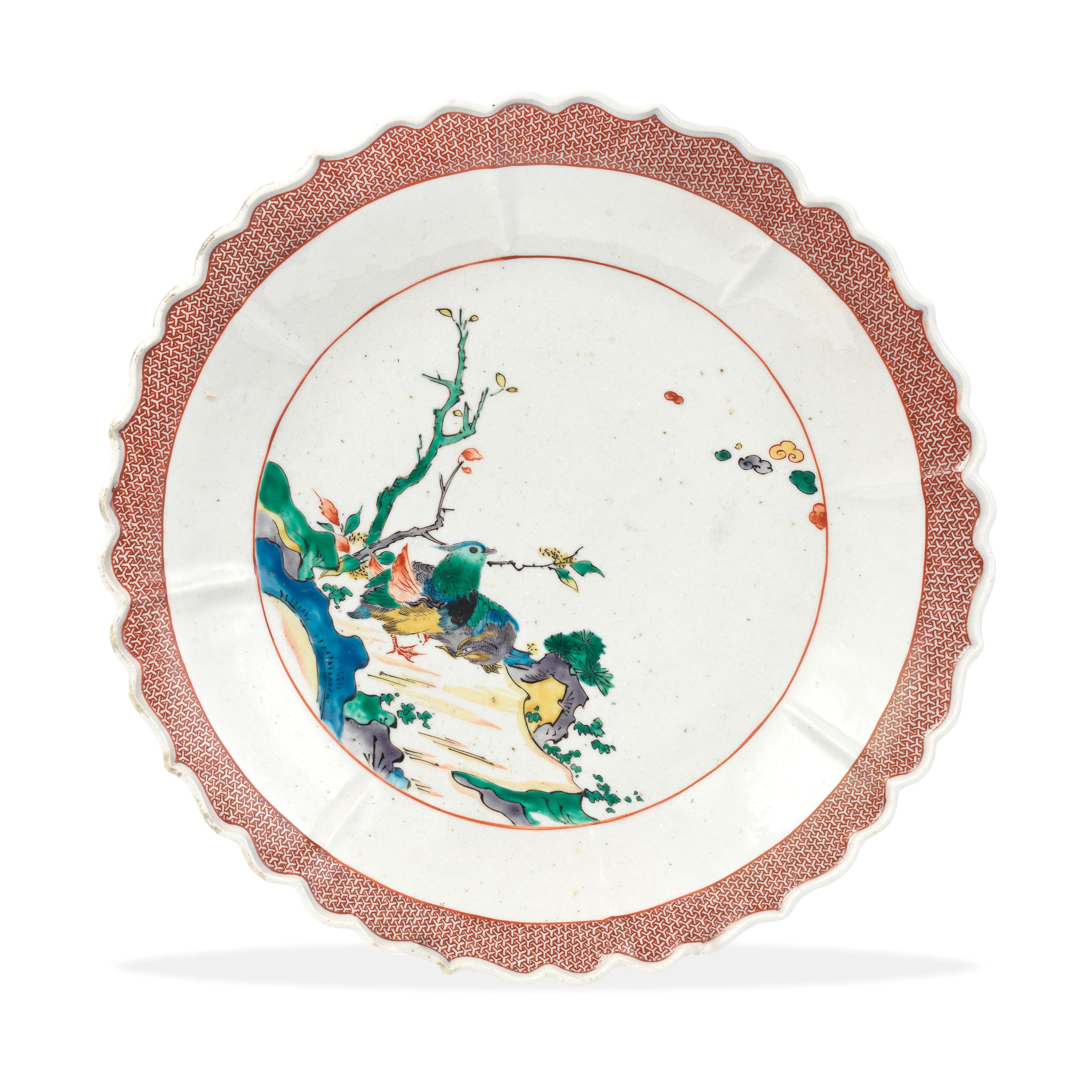 Bonhams : A KO-KUTANI 'MANDARIN DUCKS' DISH Edo Period