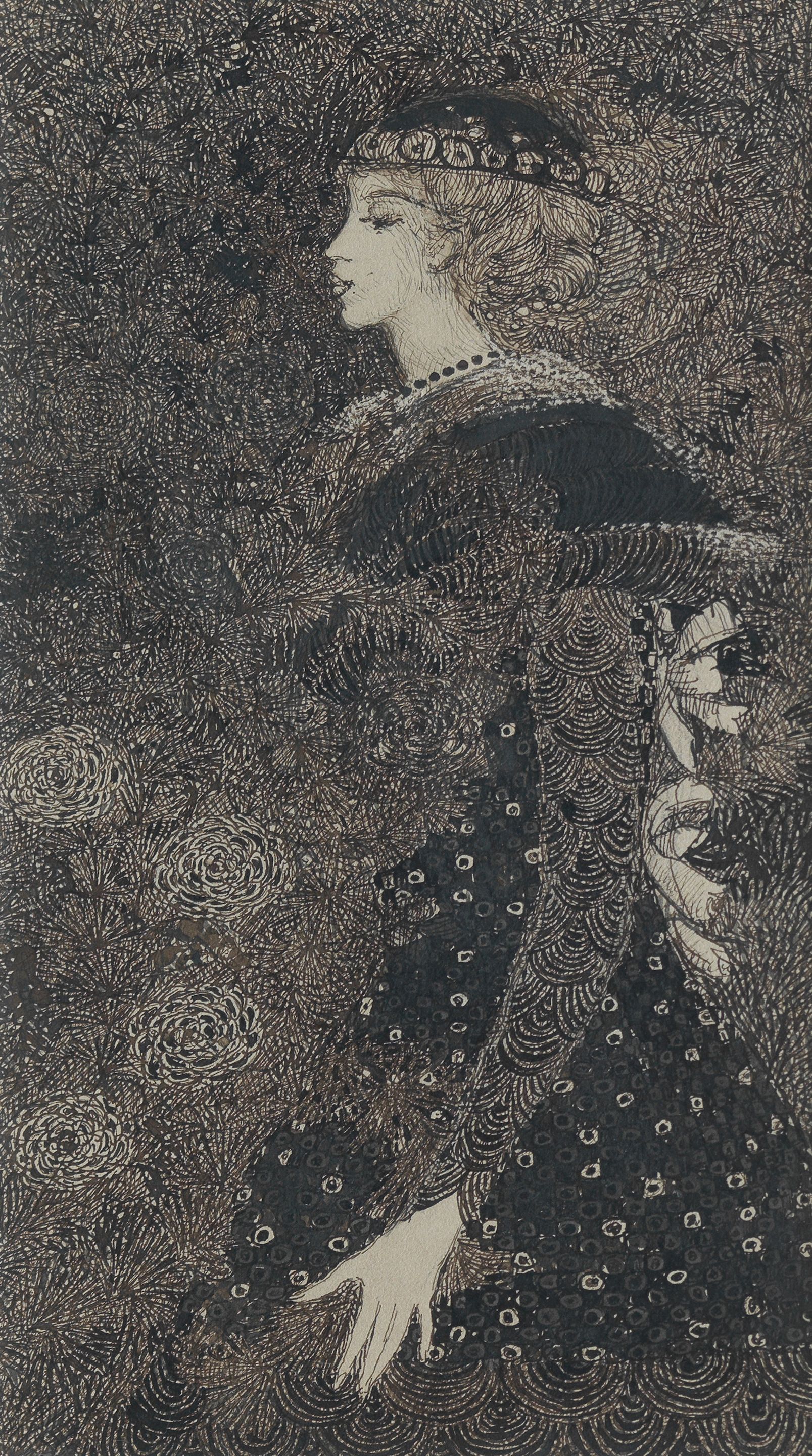 Bonhams : Annie French (British, 1872-1965) Elegant Lady