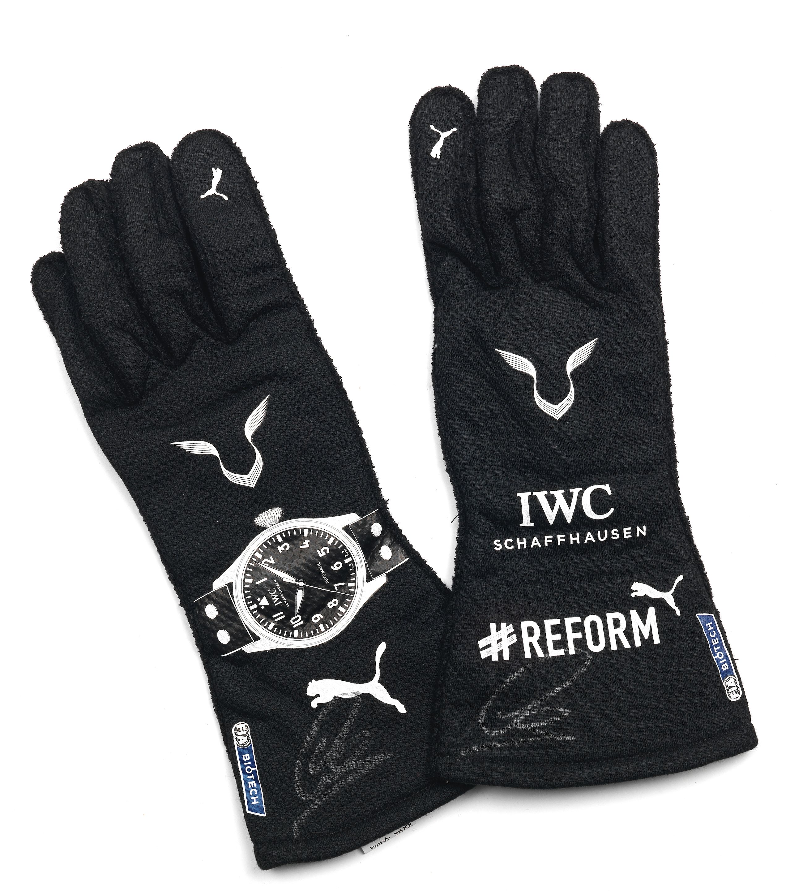 Bonhams Cars : A signed pair of Lewis Hamilton Mercedes AMG Petronas F1 ...