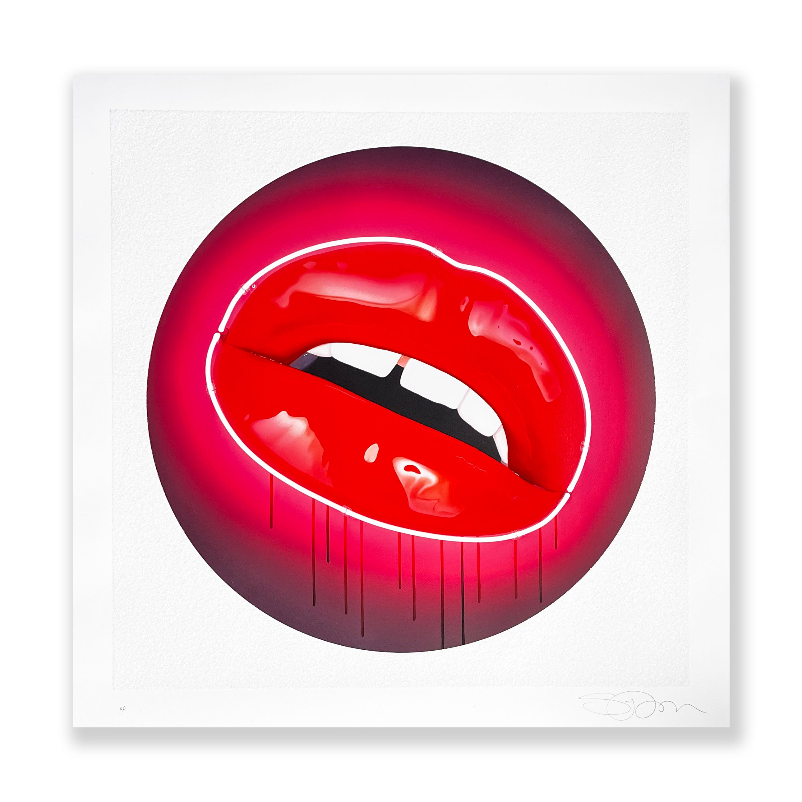 Bonhams : Sara Pope (British, born 1973) AMPED Neon Archival print in ...