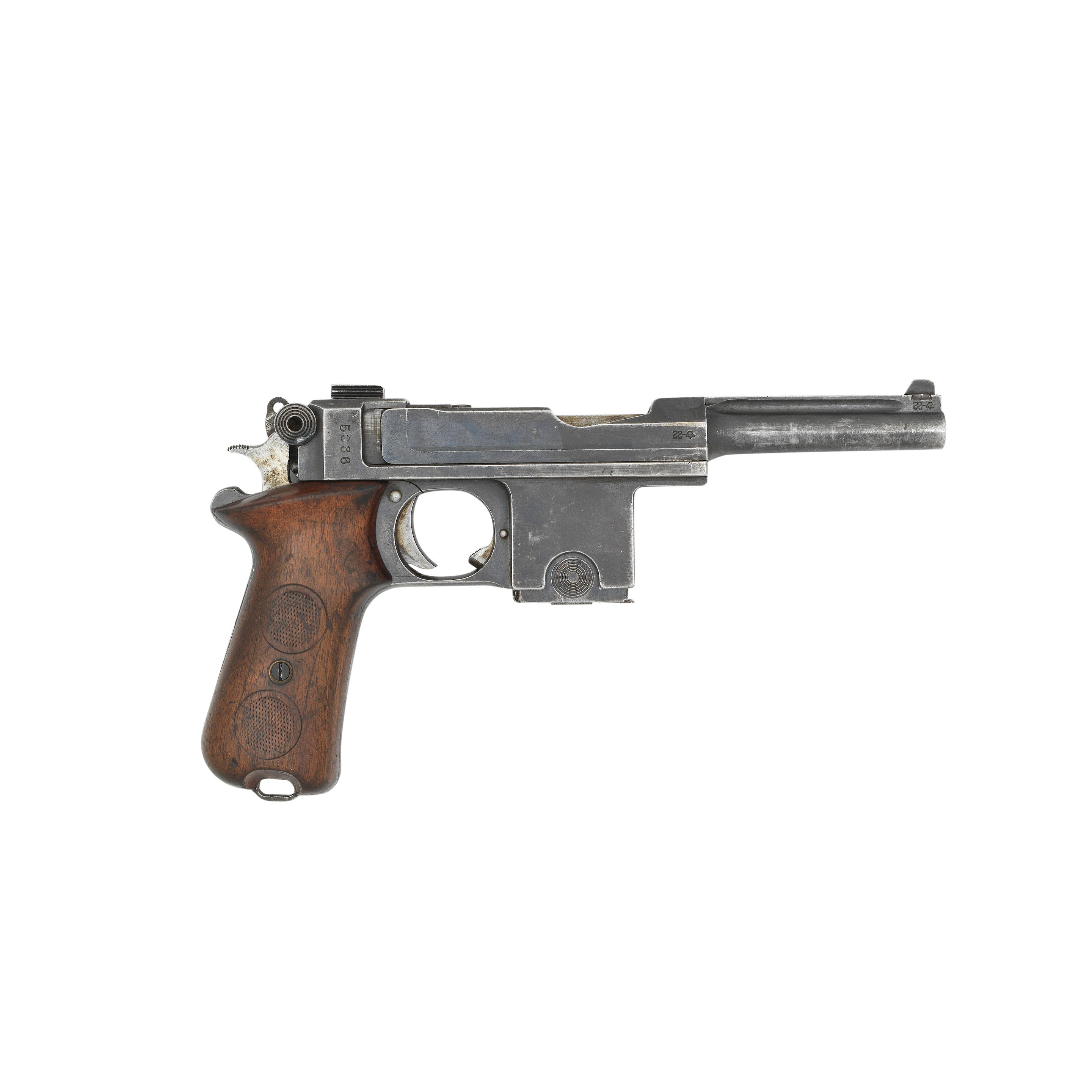 Bonhams : A deactivated 9mm (Bergmann-Bayard) Model 1910/21 Bergmann ...
