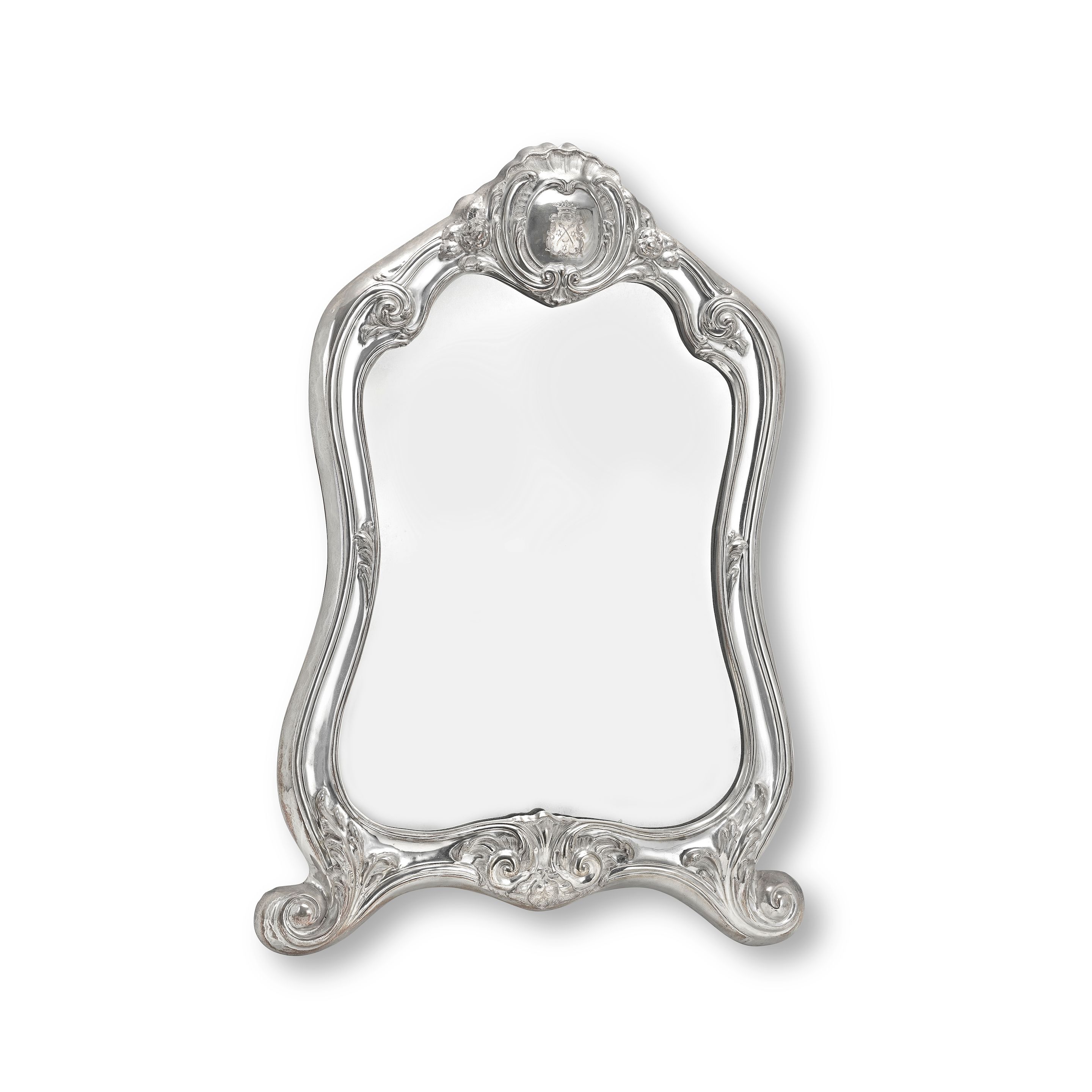 Bonhams : A large 19th century Russian silver mirror maker's mark ...
