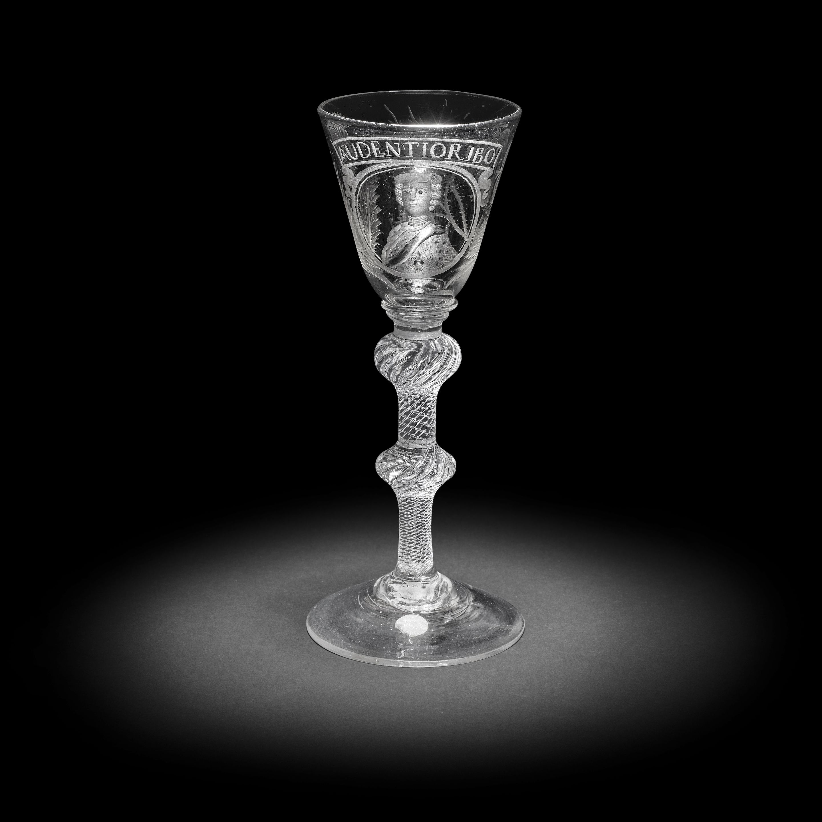 Bonhams : The Rattery Glass an important Jacobite engraved portrait ...