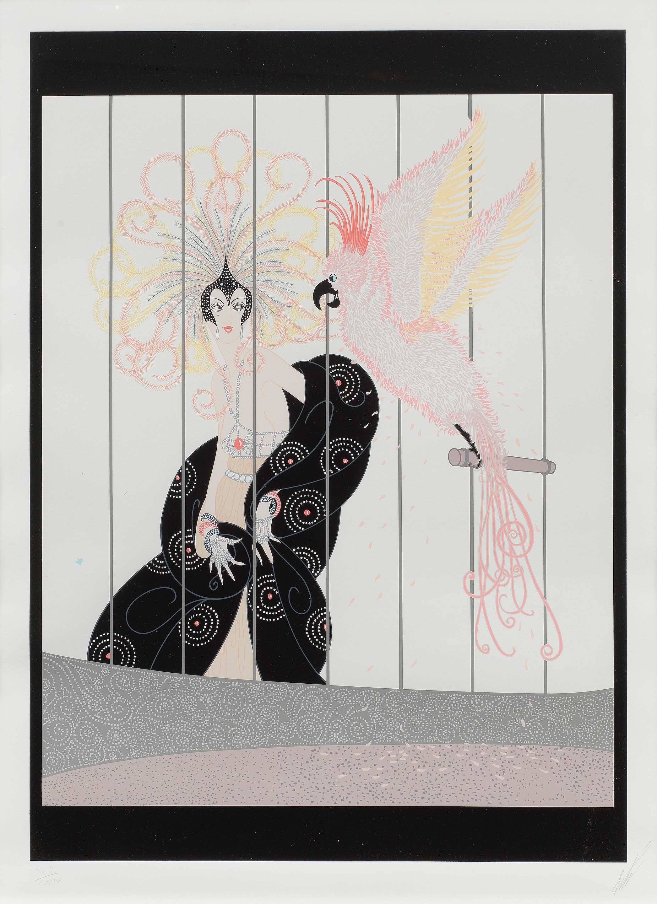 Bonhams : Erté (Romain de Tirtoff) 'Bird Cage'