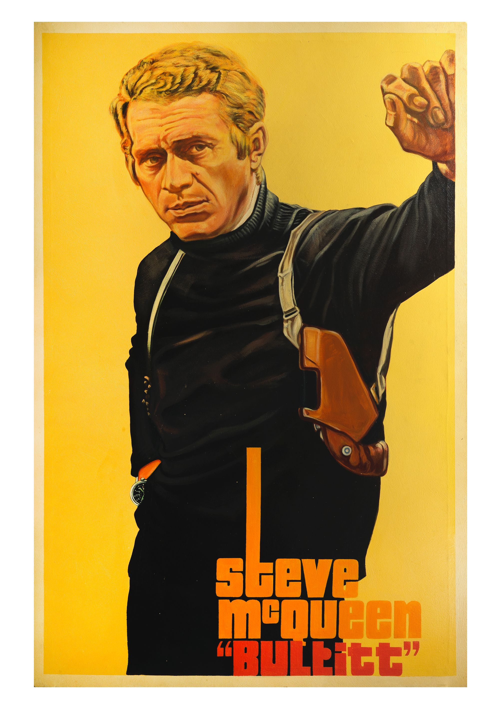 Steve Mcqueen Bullitt Poster STEVE MCQUEEN BULLITT POSTER ORIGINAL