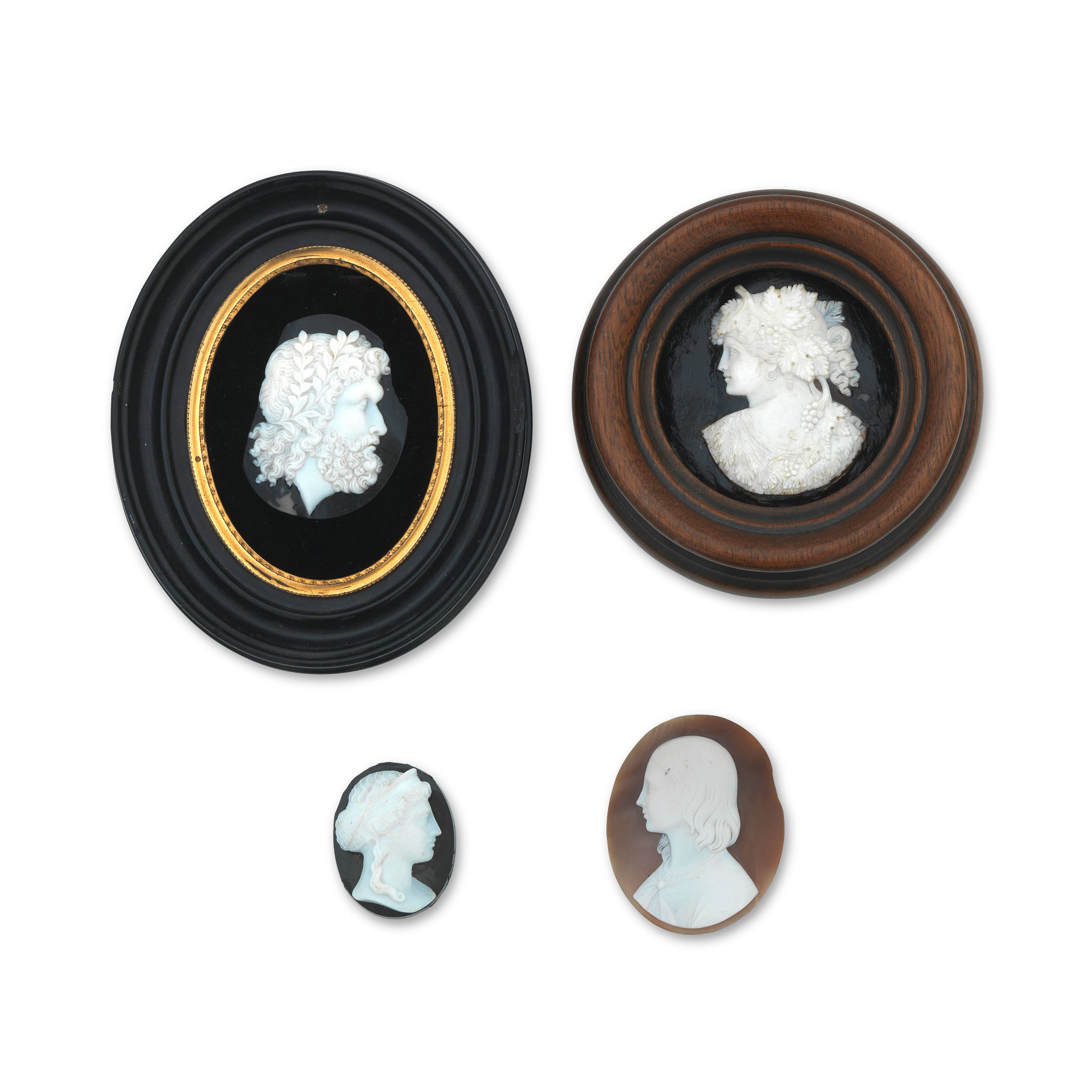Bonhams : Saulini, a shell cameo and a collection of cameos