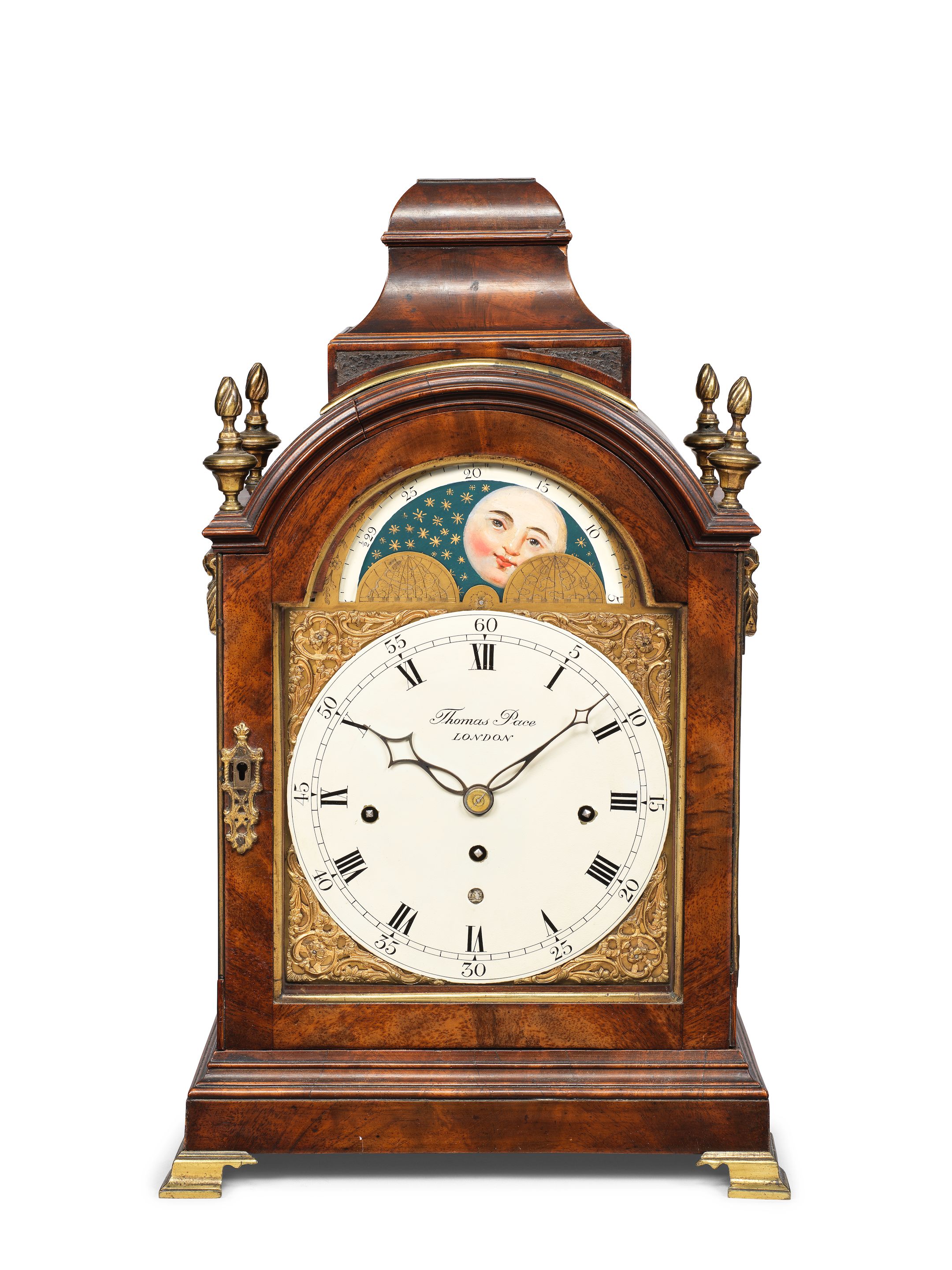 Bonhams : A late 18th century brass mounted mahogany quarter chiming ...