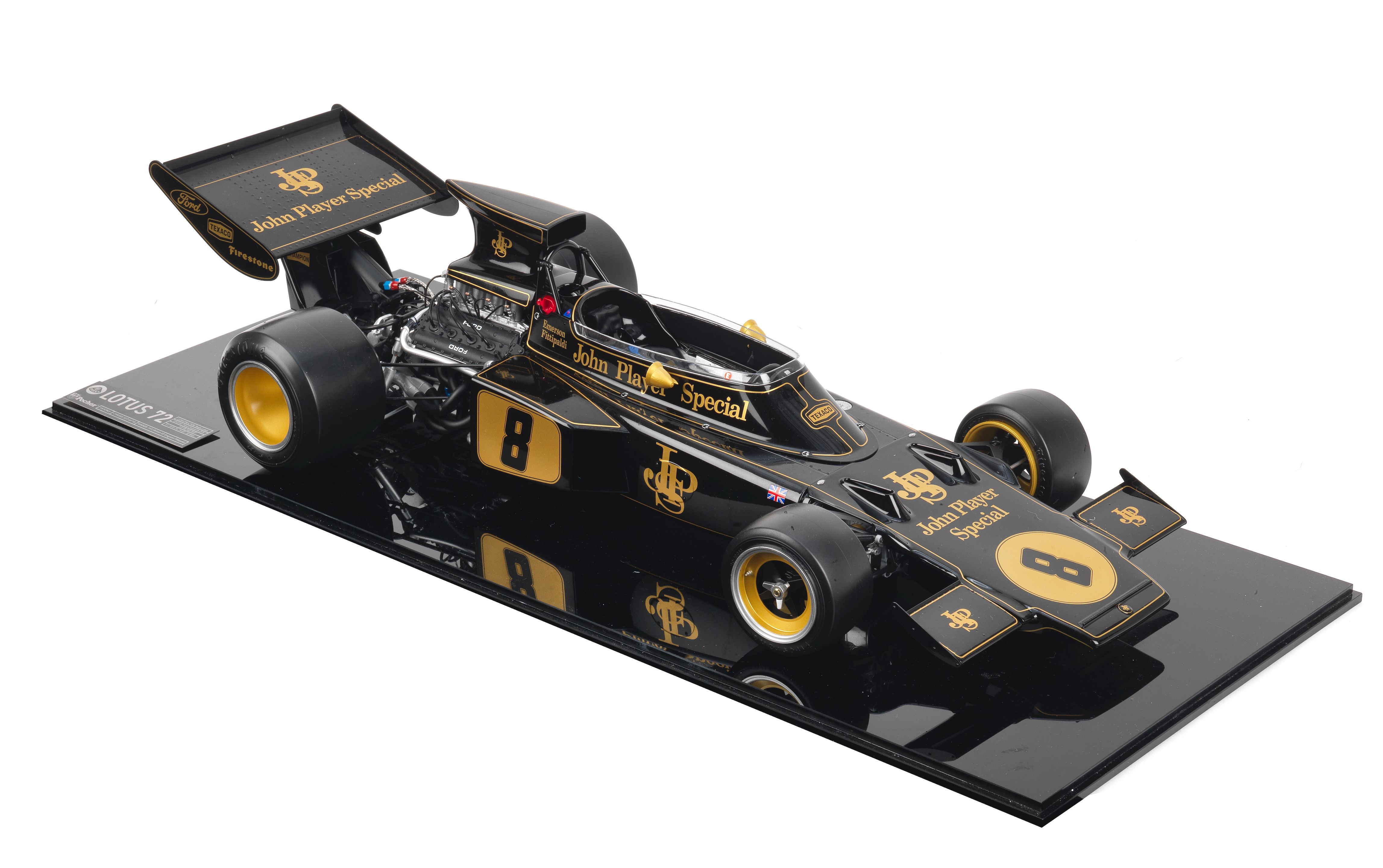 Bonhams Cars : A 18 scale model of a JPS Team Lotus 72 F1 car by Pocher ...
