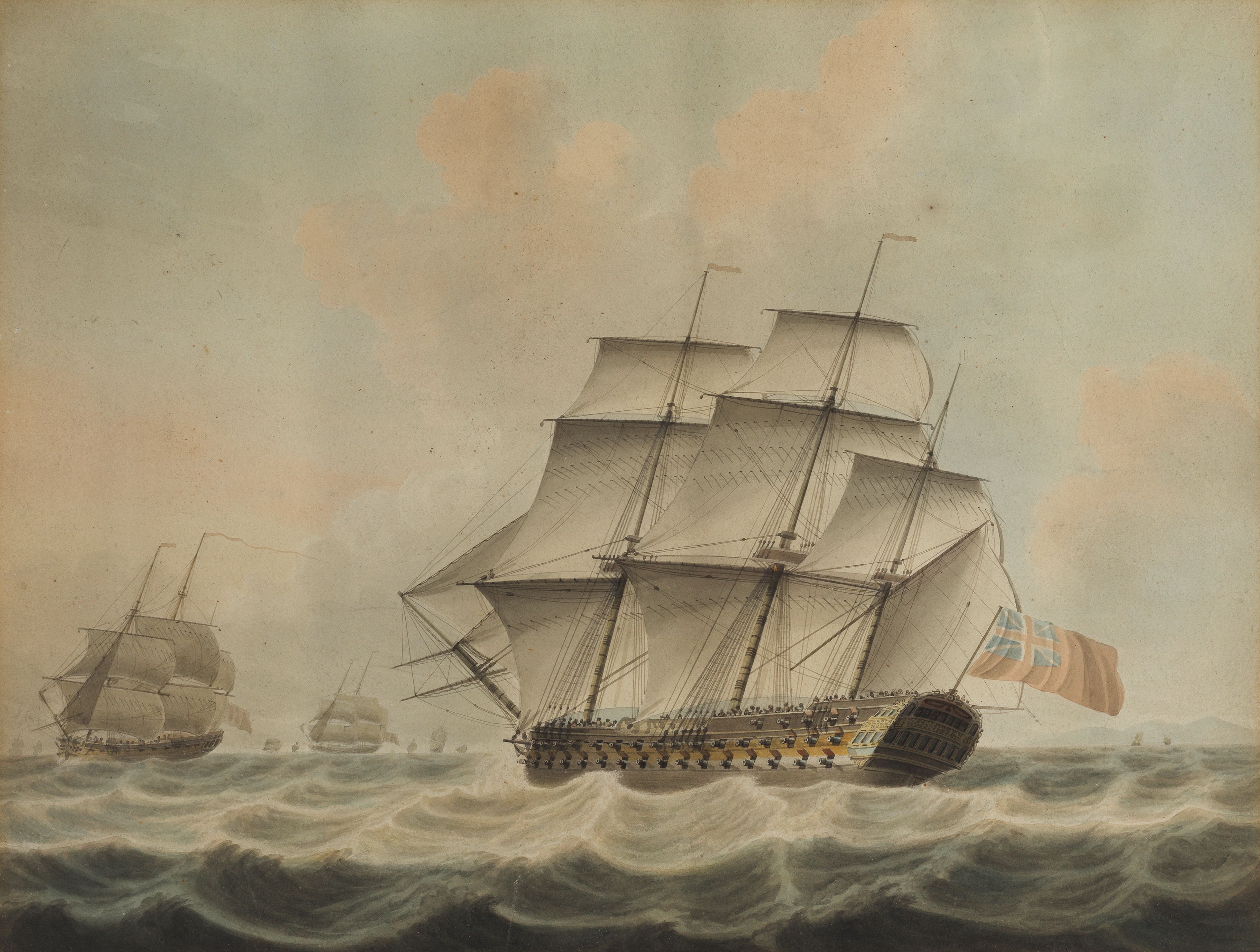 Bonhams : Attributed to Samuel Atkins (British, fl.1787-1808) A British ...