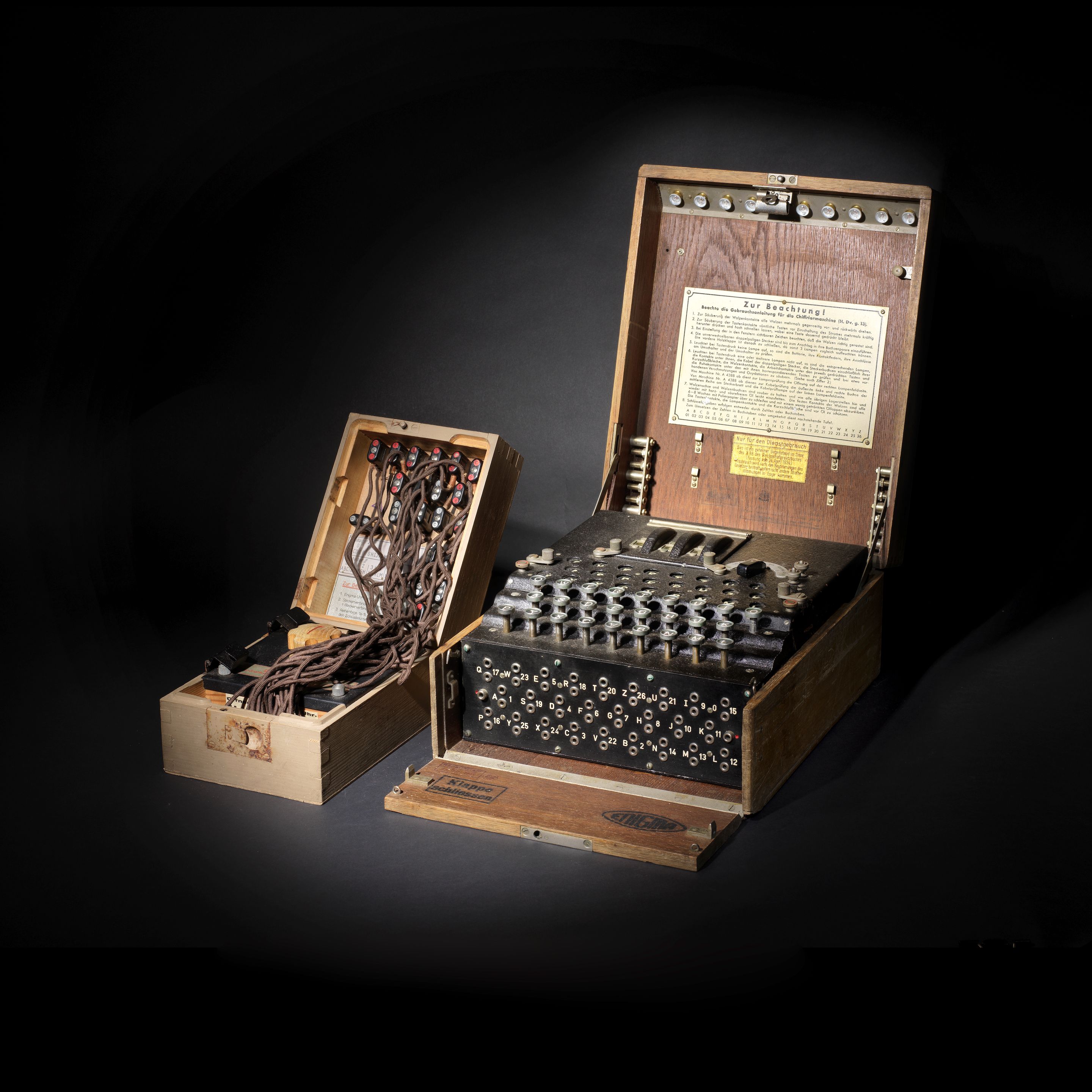 Bonhams : A rare Heimsoeth und Rinke three rotor Enigma 1 cipher ...