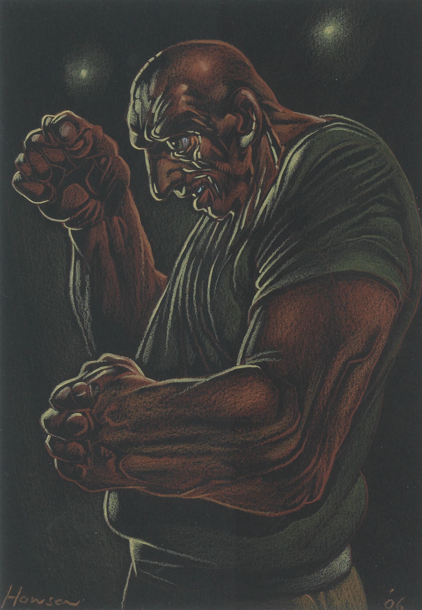 Bonhams : Peter Howson OBE (British, born 1958) The Boxer