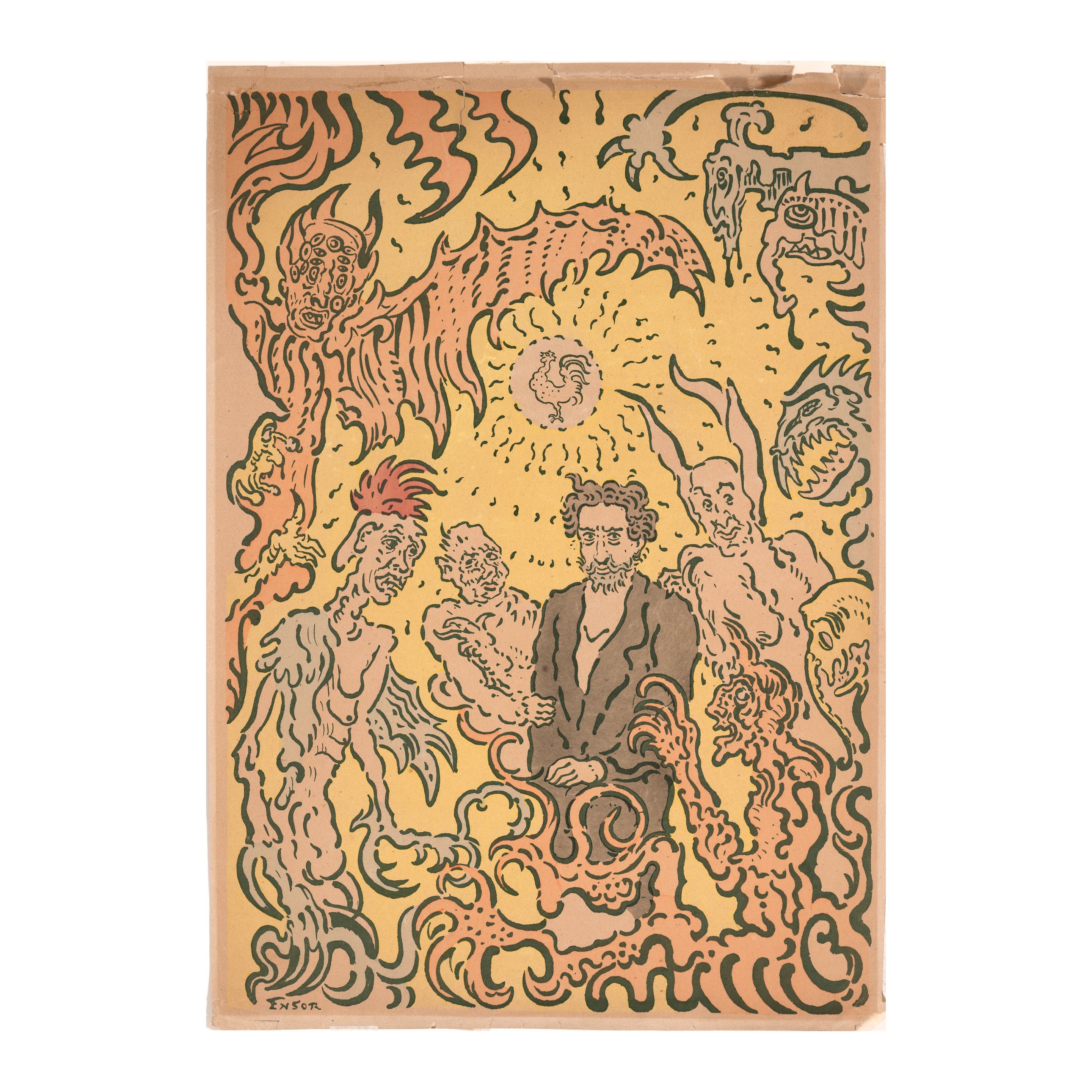 Bonhams Cornette de Saint Cyr : James Ensor (1860-1949) SALON DES CENT ...
