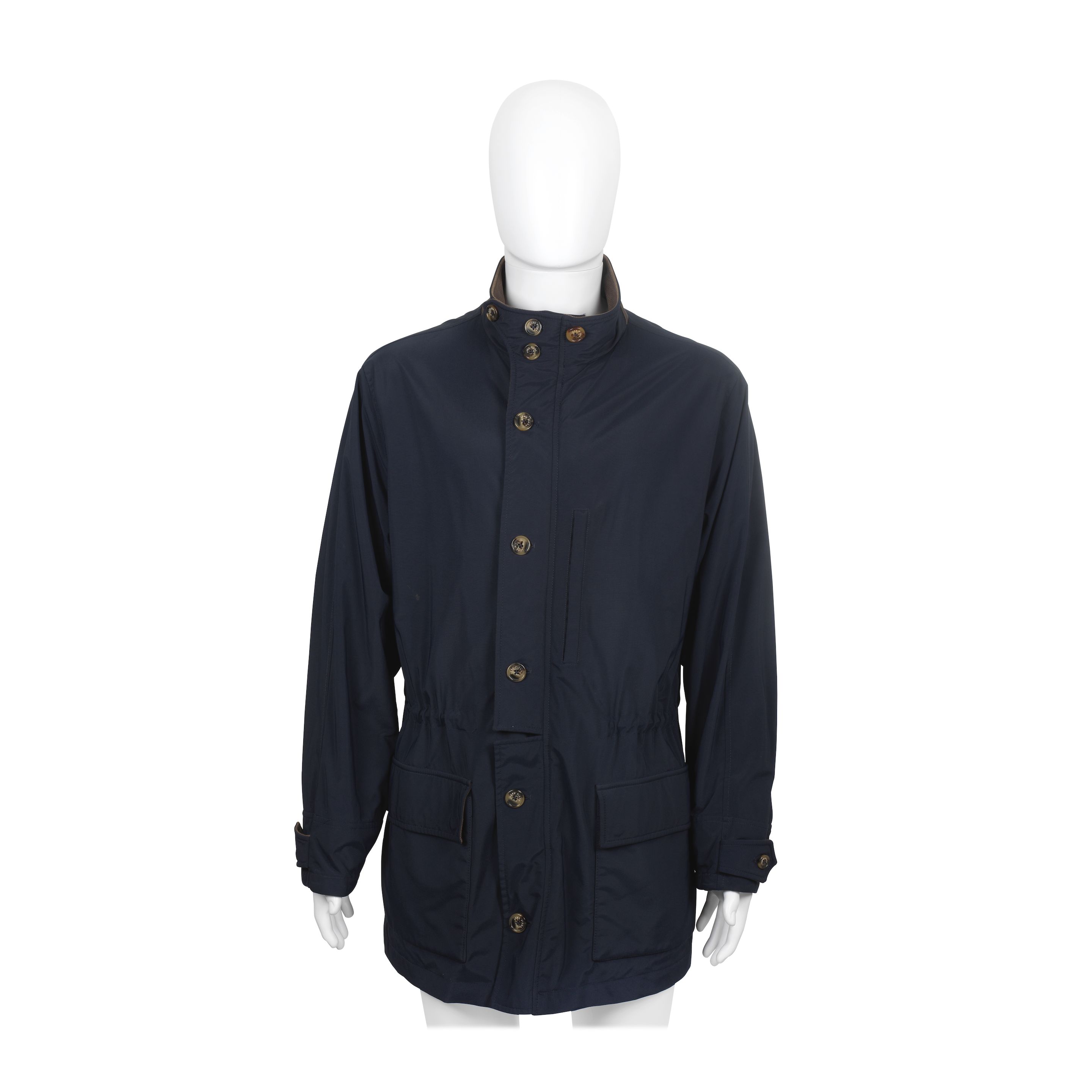 Bonhams : Loro Piana a Men's Navy Blue Horsey Polo Jacket
