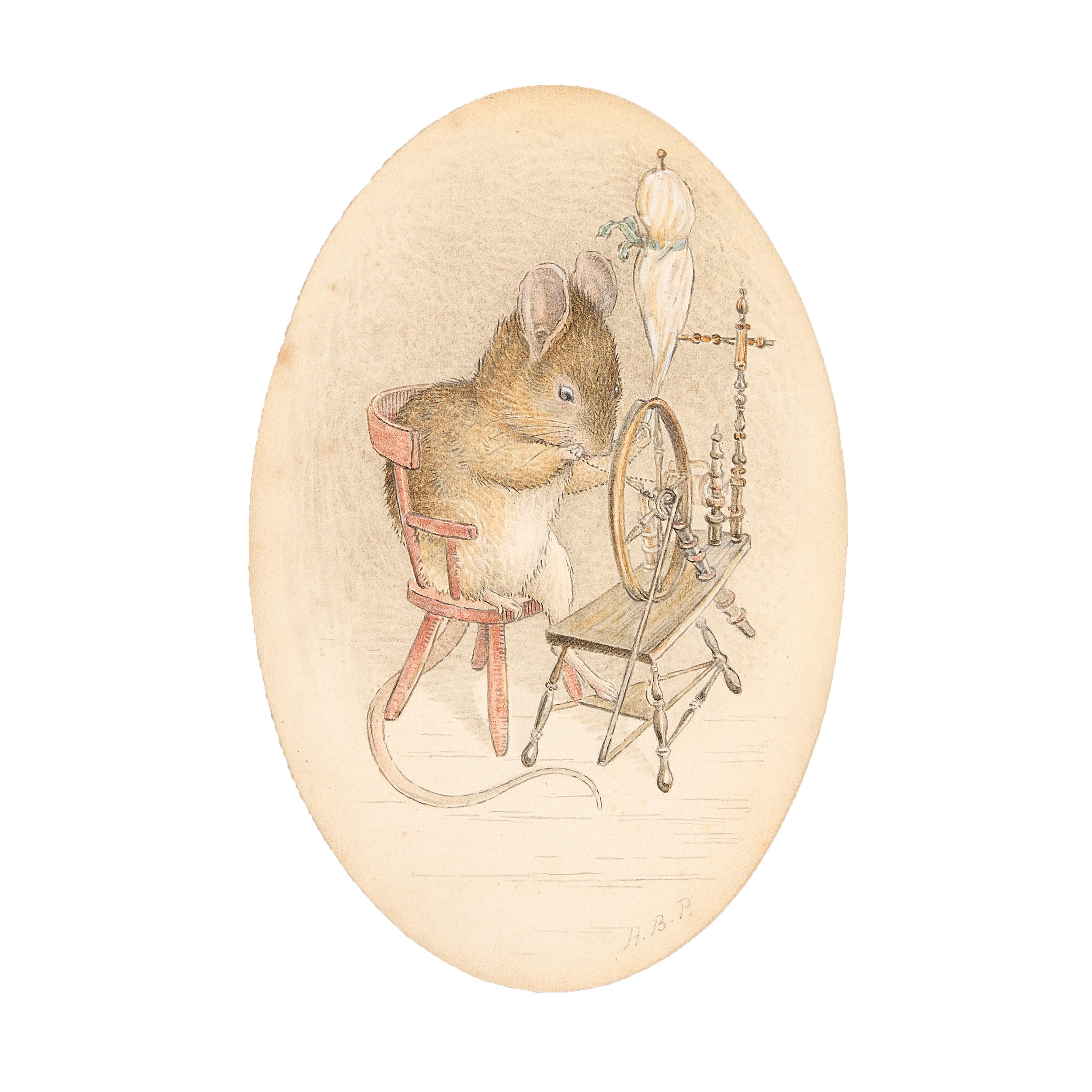 Bonhams : POTTER (BEATRIX) 'Wetting the Yarn', FINE ORIGINAL INK ...