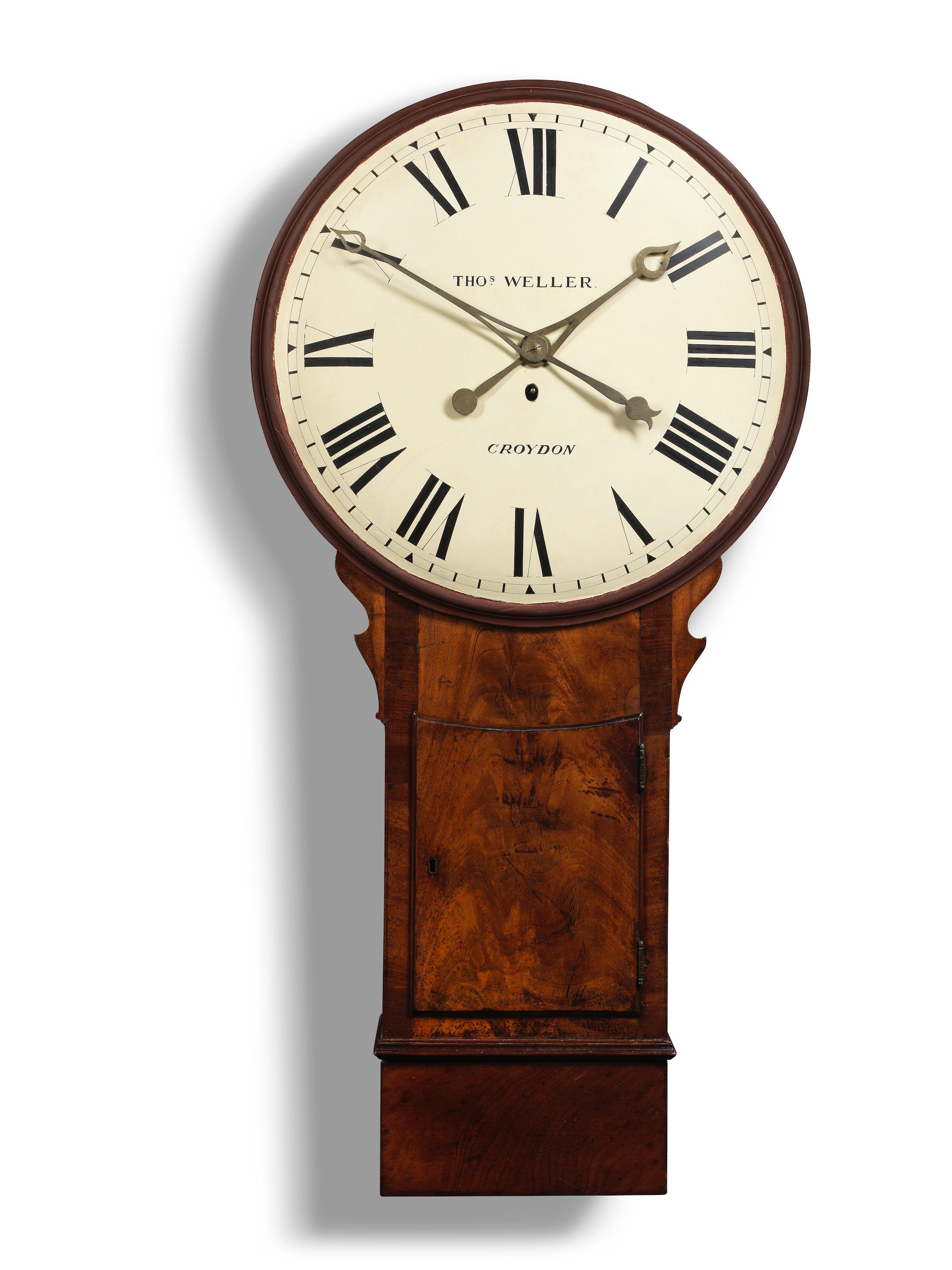 Bonhams : A late 18th/early 19th century mahogany Tavern clock Thomas ...