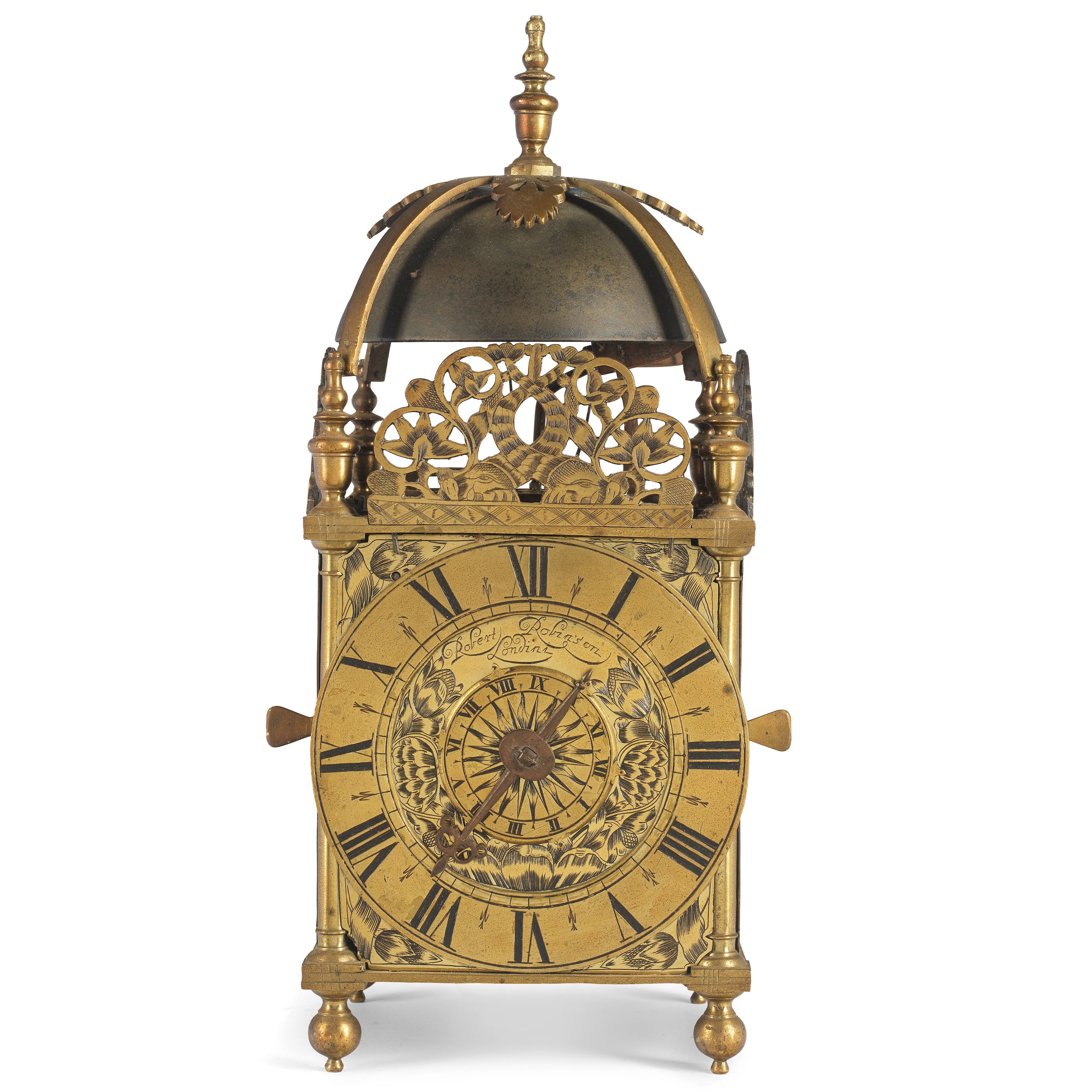 Bonhams : A third quarter of the 17th century 'second period' lantern ...