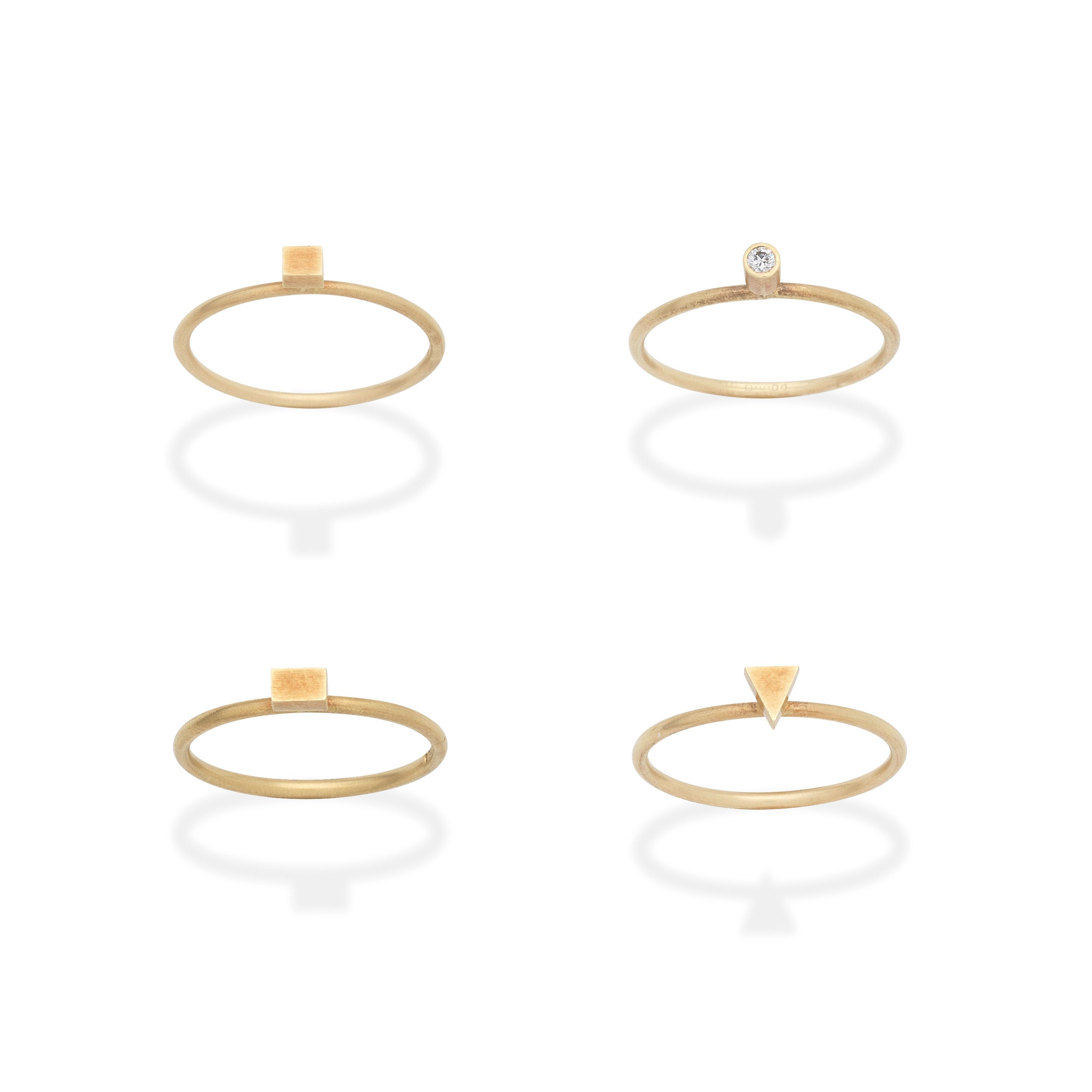 Bonhams : WENDY RAMSHAW FOUR STACKING RINGS (4)