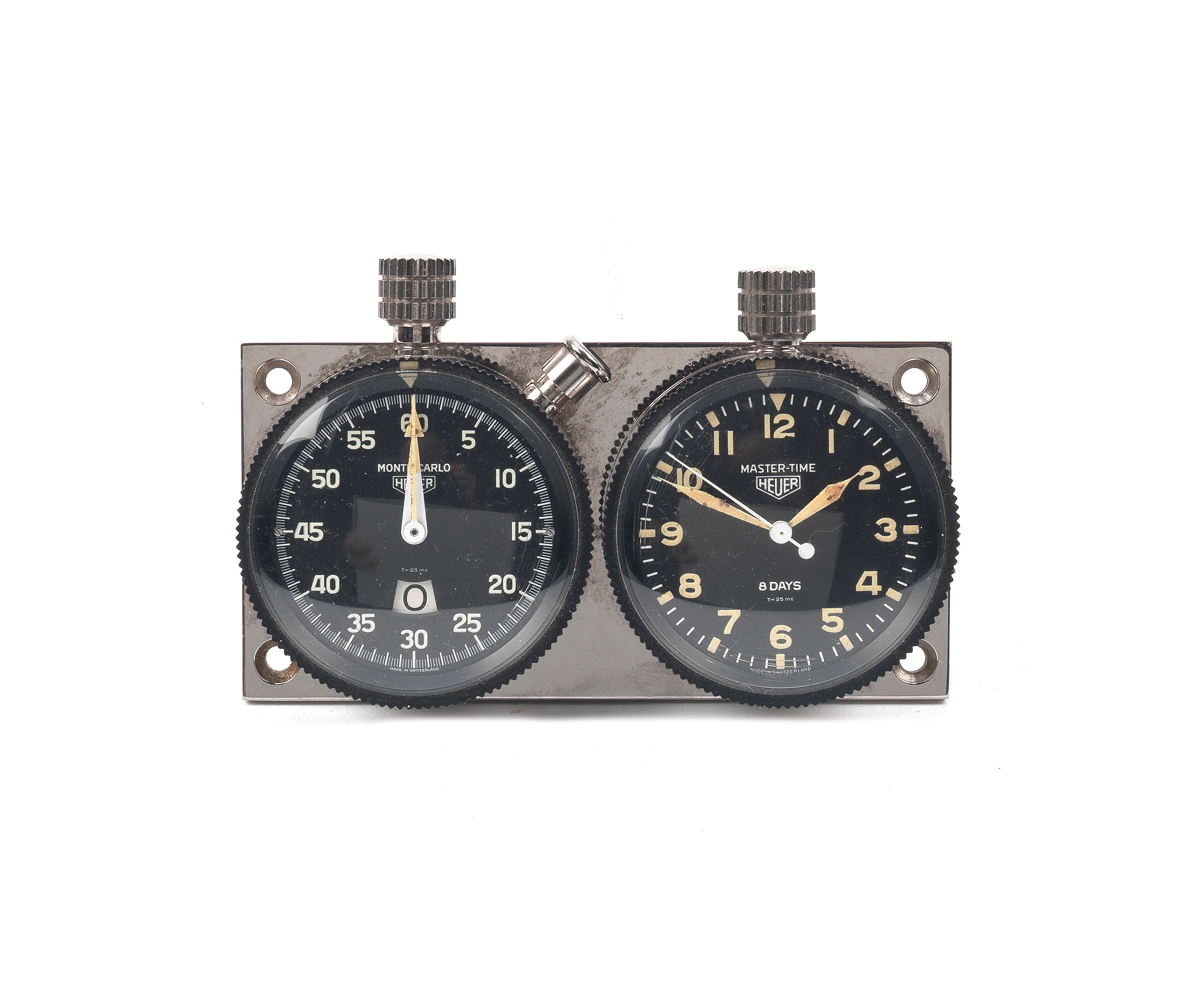 Bonhams Cars : A pair of Heuer 'Master Time' and 'Monte Carlo ...