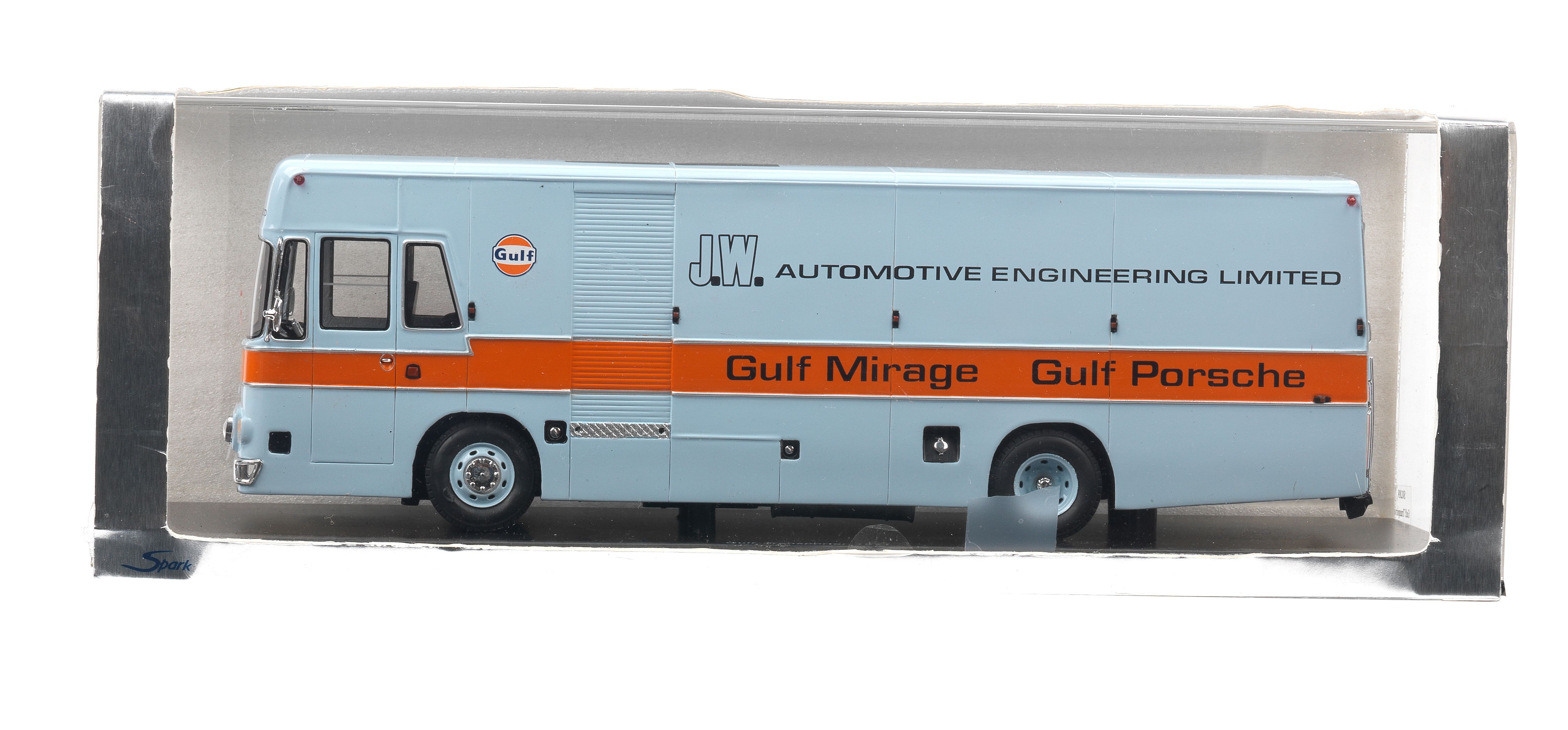 Bonhams Cars : A 143 scale model of a 1971 Gulf Transporter, by Spark,