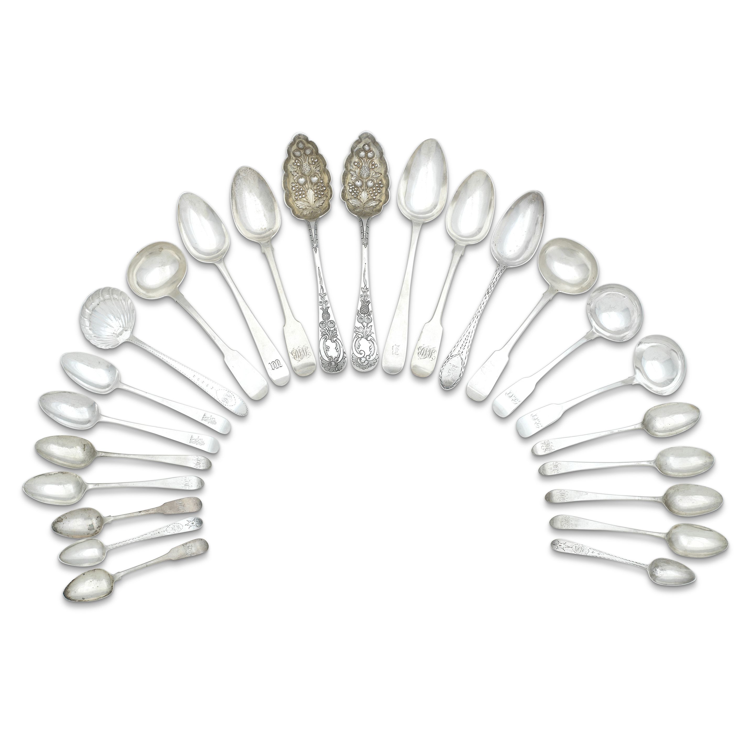 Bonhams : A collection of Irish flatware Various makers and dates