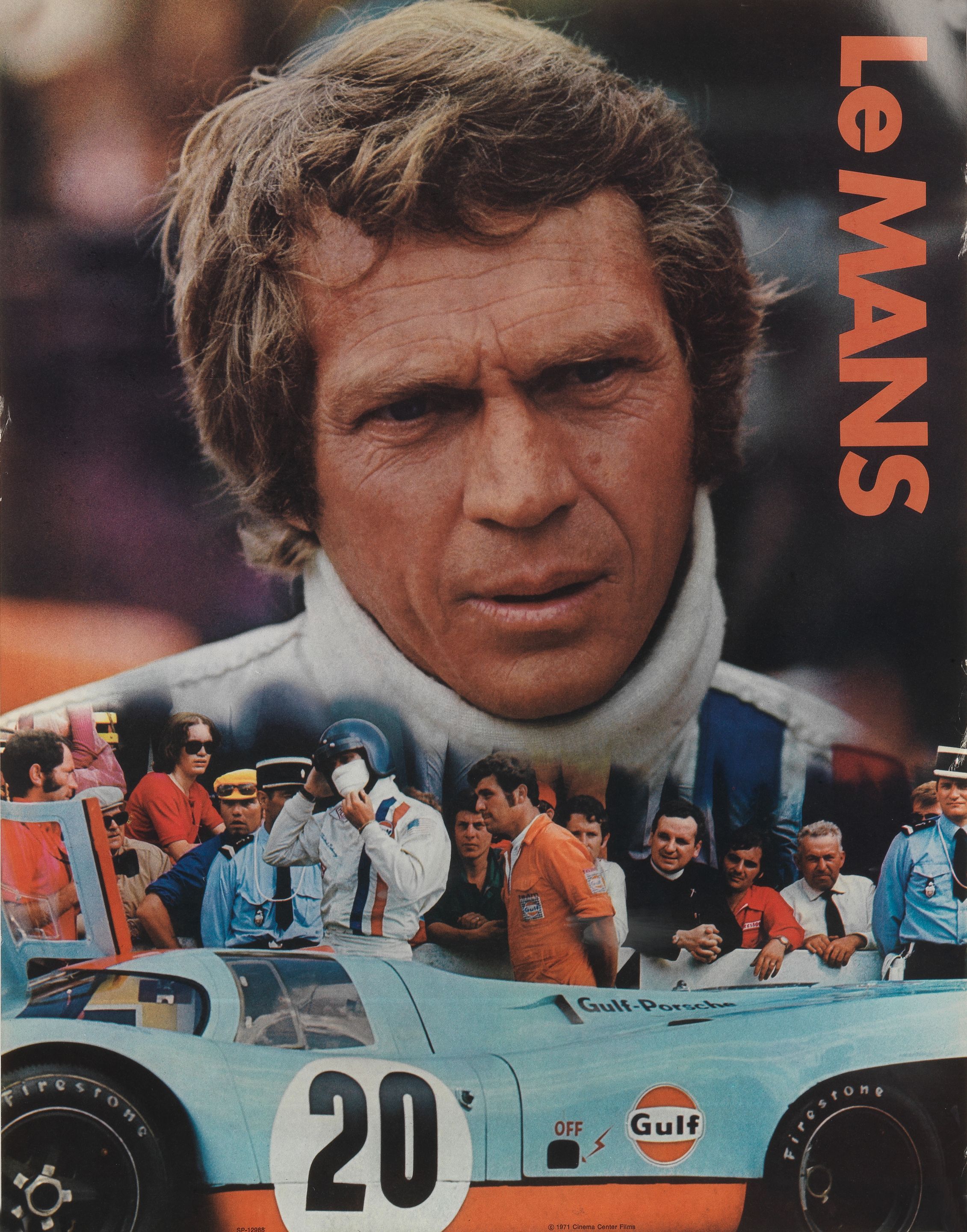 Bonhams Cars : An original Steve McQueen Le Mans poster by Cinema ...